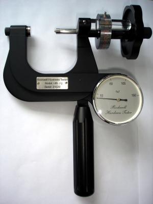 China HR-P2 ISO 6508 Opening Size 50mm Handheld Rockwell Hardness Tester Small for sale