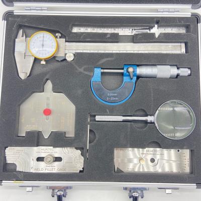 China 7pcs 1 Set Non Destructive Testing Equipment Visual Inspection Welding Inspect Depth Measurement for sale