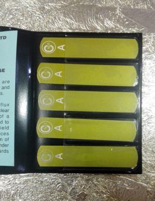 China Magnetic Particle Flaw Detector Fittings Burmah Castrol Strips Type A G Ndt Testing for sale
