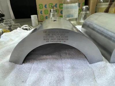 China Ndt Equipment Pipe Ultrasonic Calibration Block For Asme Angle Beam for sale