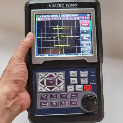 China FD560 Big Memory 0-10000mm Ultrasonic Flaw Detector DAC AVG TCG AWS for sale