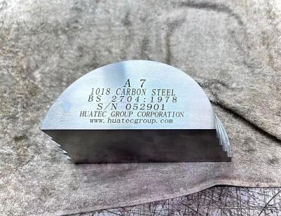 China Ndt Ultrasonic Test Block 1018 Carbon Steel A7 for sale