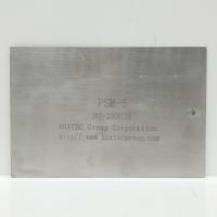 China PSM-5 Stainless Steel TAM Test Panel Five Crack PT Reference Specimen Penetrant Inspection Calibration Block for NDT LPI Testing for sale