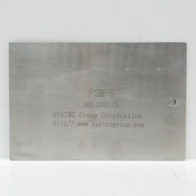 China PSM-5 Stainless Steel TAM Test Panel Five Crack PT Reference Specimen Penetrant Inspection Calibration Block for NDT LPI Testing for sale