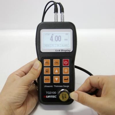 China 0.75-300mm Portable Ultrasonic Thickness Gauge PC Software Included for sale