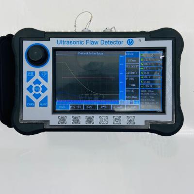 China Auto Calibration Function Portable Ultrasonic Flaw Detector SD Card Touch Screen for sale