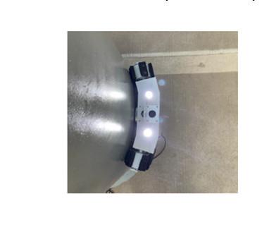 China TG-M69 High Precision 0.02mm Curved Wall Climbing Inspection Robot with WiFi Remote Control & HD Camera for sale