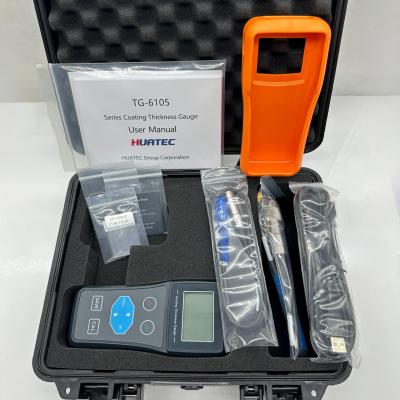 China TG-6105 Multifunction Coating Thickness Gauge Magnetic & Eddy Current Tin Zinc Plating Layer Thickness Tester IP67 Ultra-thin Coating Measurement Meter for sale