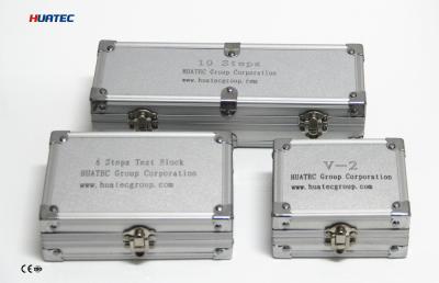 China IIW V-2 A4 75mm x 43mm x 12.5mm Ultrasonic Calibration Block for Shear Wave Probe Testing for sale