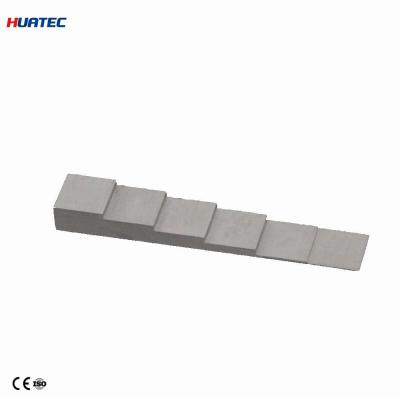 China 5-Step Ultrasonic Calibration Block 2.5-12.5mm Thickness 20x20mm Step Face ASTM E797 for sale