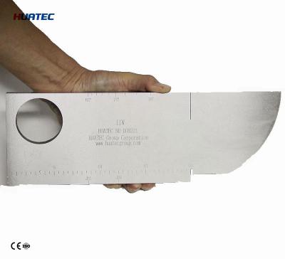 China HUATEC IIW V1 Ultrasonic Calibration Blocks 25x100x300mm for BS 2704 ISO2400 DIN 54120 Standards for sale