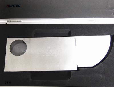 China IIW V1 Ultrasonic Flaw Detector Calibration Block - ISO 2400-1972E Standard with 25mm Thickness and R100mm Arc for sale