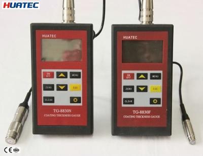 China TG8830F Coating Thickness Gauge 1250μm Range with ±1% Accuracy and 500 Data Memory for sale