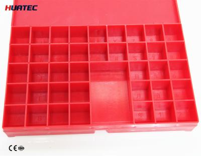 China CE ISO Approved 39-Compartment Plastic X-Ray Lead Marker Box for Radiographic Testing for sale