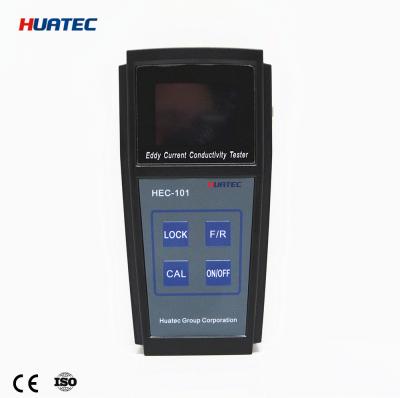 China HEC-101 60kHz Electromagnetic Eddy Current Conductivity Meter with 12mm Probe and 1000 Data Storage Capacity for sale