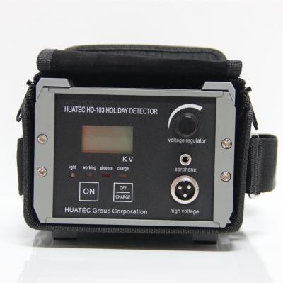 China HD-103 High Voltage Holiday Detector 0.2-30KV LCD Display 0.5-10mm Coating Pinhole Leak Detector for Pipeline Tank Anti-corrosion Inspection for sale