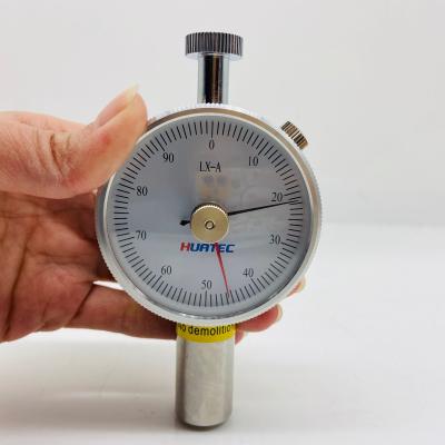 China LX-A-2 Pointer type Indicator Twin Needle LX Shore A Rubber Hardness Tester for sale