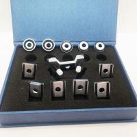 China Set of 12 Support Rings for Leeb Hardness Tester NDT Outer/Inner Cylindrical Spherical Surface Curved Pipe Test Accessories for sale