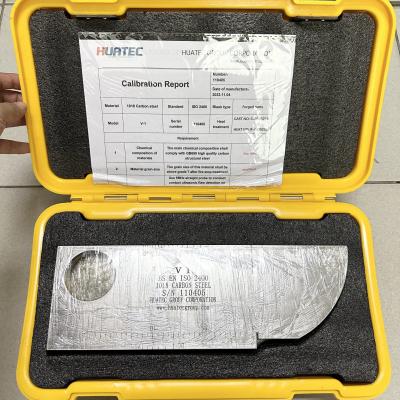 China CS NDT Calibration Block IIW V1 For Non-Destructive Testing for sale