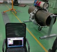 China HXPC-200A 5G Wireless Pipeline Crawler System with 100m Control Range and XXG 300JYGF X-Ray Flaw Detector for sale