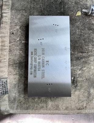 China Carbon Steel RC Resolution Comparison Ultrasonic Calibration Block Standard AWS D1.1/D1.1M-2015 for sale
