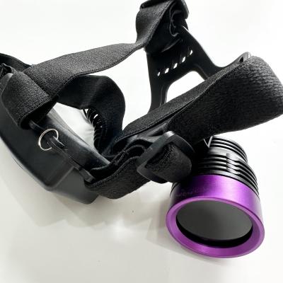 China DG-3101S 90 Degrees Up-and-down Adjustment UV Helmet-type Black Lamp With 30 Average Life Span LED 50mm Irradiated Area for sale