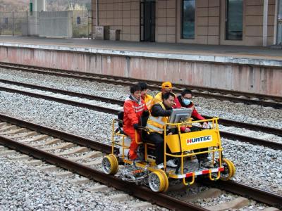 China HUATEC FD-GT60 Double Rail Portable Ultrasonic Flaw Detector for sale