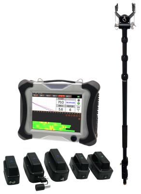China HEF-17 Pulse Eddy Current Metal Pipe Wall Thickness Tester with LCD Screen for sale
