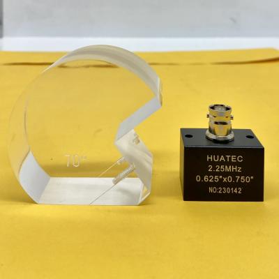 China AWS Ultrasonic Weld Seam Probe 45° 60° 70° Angles 2-2.5MHz for sale