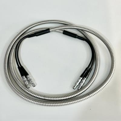 China High-Temperature Lemo 00-Lemo 00 TR Cable with Steel cover for UT flaw machine for sale