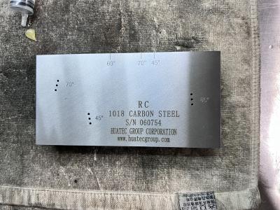 China AWS Resolution RC Block Calibration block - NDT Service for sale