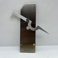 China V-WAC Type Single Arm Fillet Stainless Steel Weld Gauge Metric & Inch Dual Scale for sale