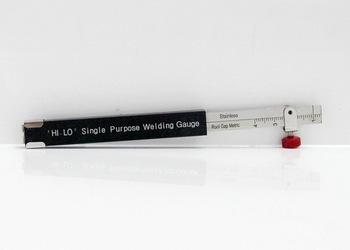 China Single HI-LO Welding Gauge Metric Inch Dual Scale Pipeline Tester for sale