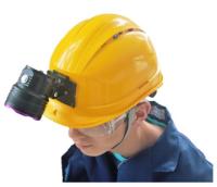 China DG-90H Helmet Mounted 365nm UV LED Light 8000uw/cm² Hands-Free NDT Lamp for sale
