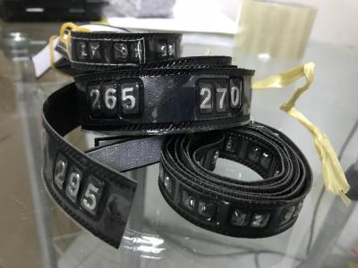 China NDT X-ray Flaw Detector Accessories Lead Letter Tapes / Belts Lead Marker Tape for sale