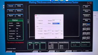China TG-100G Electrolytic Coating Thickness Gauge Multi-layer Nickel Potential Difference Testing Machine for sale