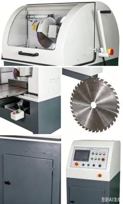 China HC-350A Vertical Metallographic Sample Cutting Machine Φ110mm Max Cutting 4KW Water Cooling Specimen Cut-off Equipment for sale