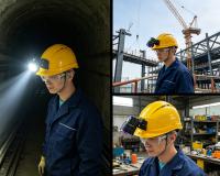 China DG-90H Portable Helmet UV Flashlight Adjustable Angle Dual Use Handheld & Head Mounted Industrial UV Testing Light for sale