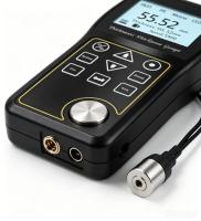 China TG-100B Portable Ultrasonic Thickness Meter 0.01mm Resolution LED Backlight LCD 500 Groups Storage NDT Measuring Instrument for sale