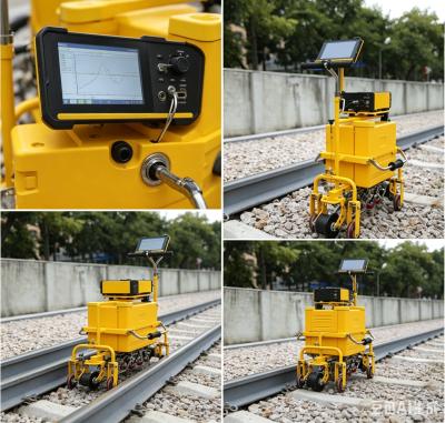 China FD-GT-20 Lightweight Rail Ultrasonic Flaw Detector 10 Channels A/B Scan WIFI GPS Cloud Storage Railway Track Defect Inspection Trolley for sale