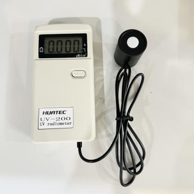 China UV-200 Portable UV Radiometer Optional 254/297/310/365nm Detector UV Irradiance Meter For Sterilization Plant Cultivation for sale