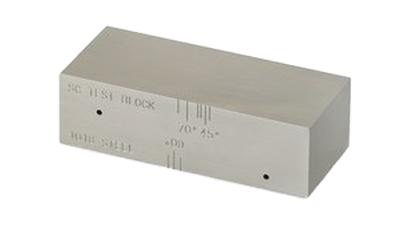 China SC ASTM E164 Sensitivity Calibration Block Shear Wave Ultrasonic Probe Calibration Test Block With Two 0.062
