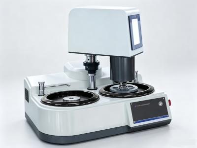 China HPA-2000S Fully Automatic Metallographic Grinding Polishing Machine Dual Disc Multi-point & Center Pressure PLC Touch Screen Metal Sample Polisher for sale