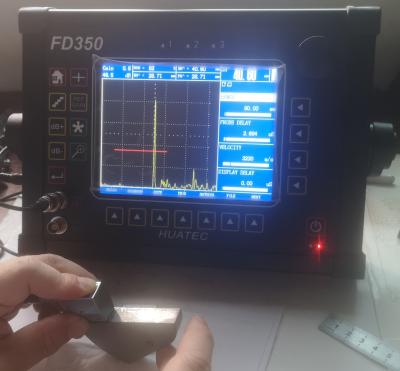 China FD350 IP65 Ultrasonic Flaw and Thickness Measuring Instrument 640×480 Color TFT LCD High Sensitivity Surplus Industrial Defect Detector for sale
