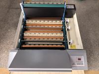 China X-ray film processor HDL-P17B with adjustable processing cycle, stainless steel film inlet plate, and microcomputer program control for sale