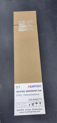 China HUATEC D7 Industrial Radiographic Film 100mmX480mm 100sheets per bag for sale