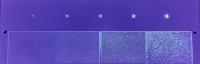 China Type 2 DPI Penetrant Reference Block Stainless Steel Nickel Chromium Coated Star Defects Test Block for sale