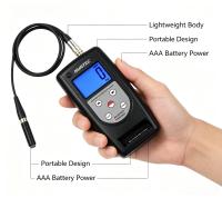 China TG-2200CN Mini Coating Thickness Tester 0.1μm Resolution Optional USB Bluetooth Data Output for Small Curved Workpiece Measurement for sale