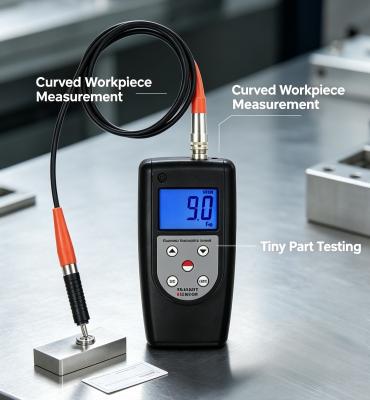 China TG‑2200CF Portable Coating Thickness Gauge 0.1μm Resolution Single Continuous Measurement Galvanized Paint Enamel Tester for sale