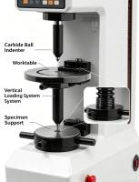 China HBE‑3000A Electronic Brinell Hardness Tester 10‑level Test Force with Emergency Stop Device CE Standard for Alloy Soft Metal Non‑metallic Material Hardness Measurement for sale